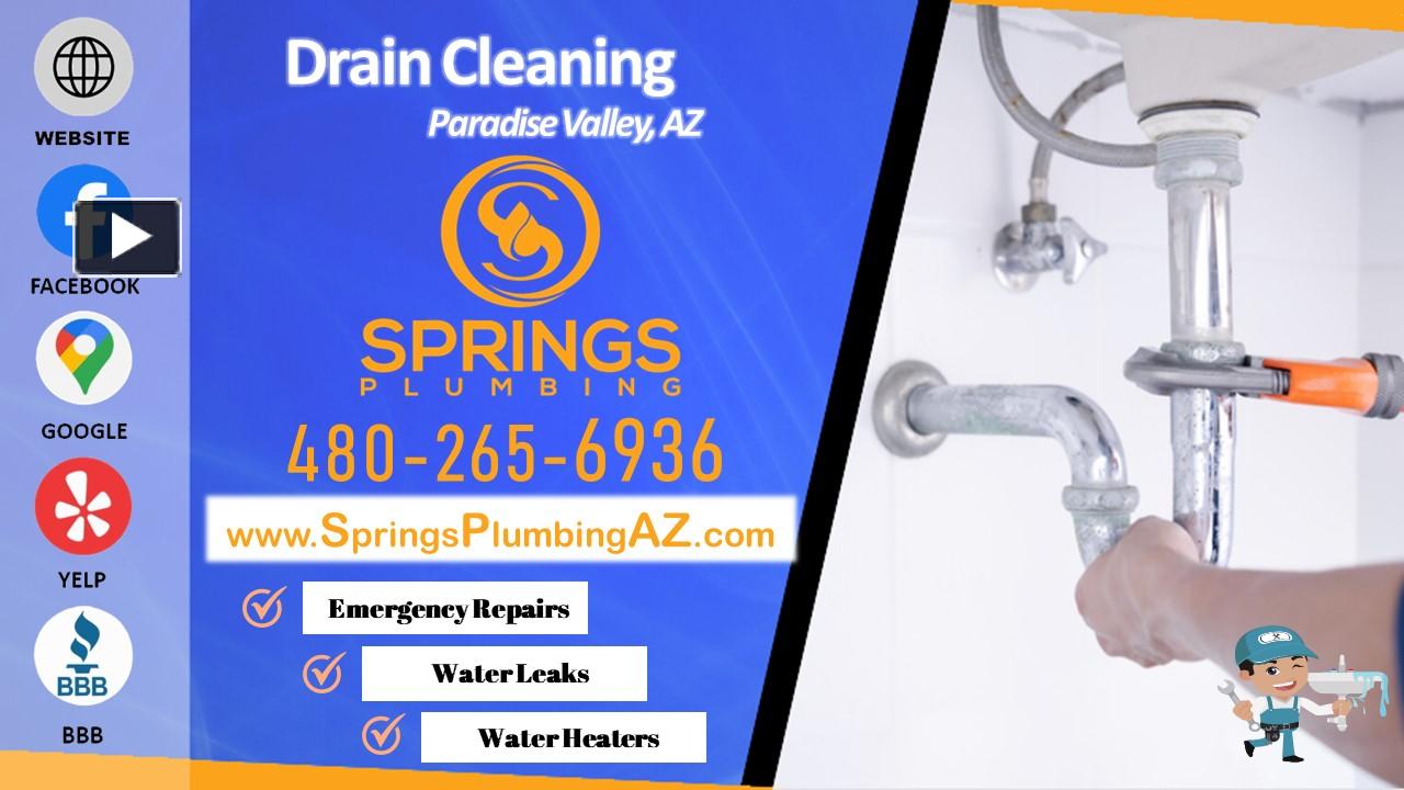 PPT – Drain Cleaning Paradise Valley, AZ PowerPoint presentation | free ...