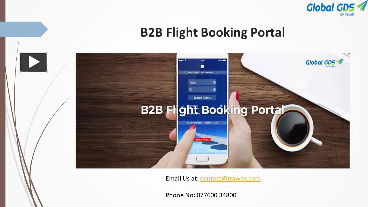 PPT – B2B Flight Booking Portal PowerPoint presentation | free to ...