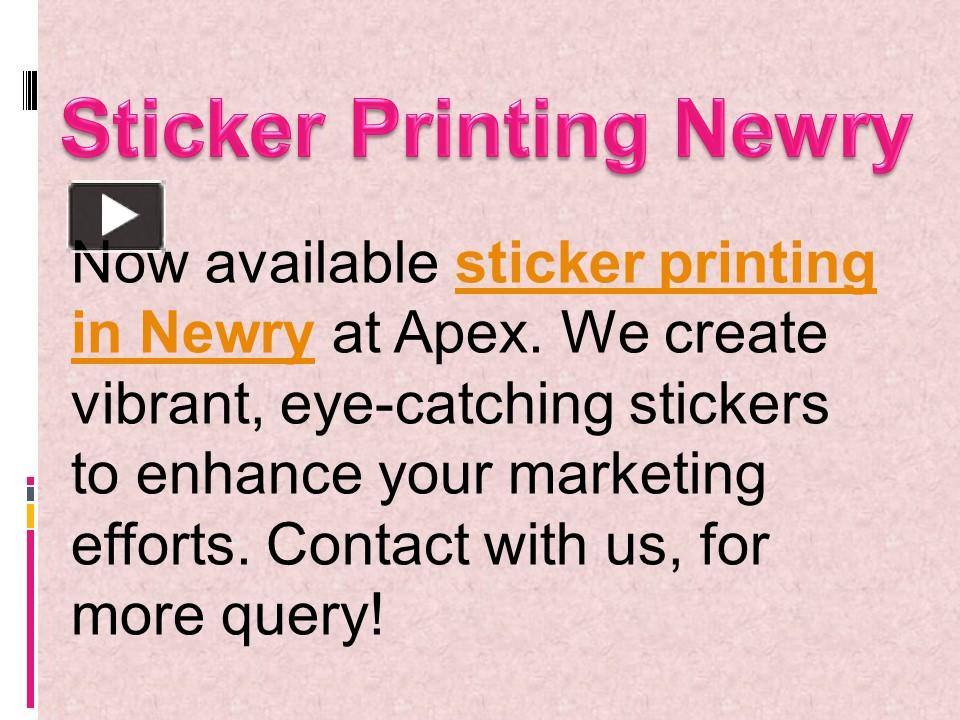 PPT – Sticker Printing Newry PowerPoint presentation | free to download ...
