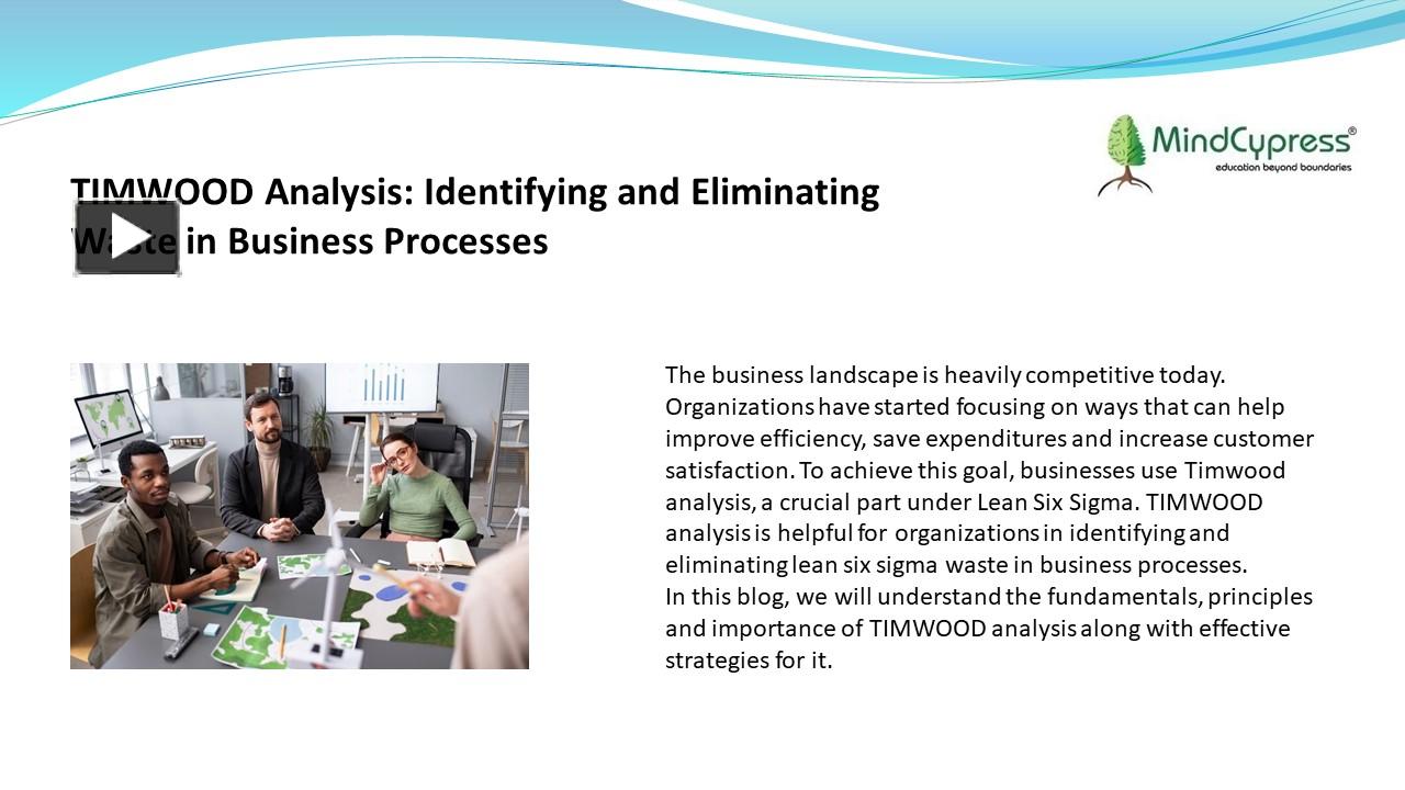 TIMWOOD Analysis: Identifying and Eliminating Waste in Business ...