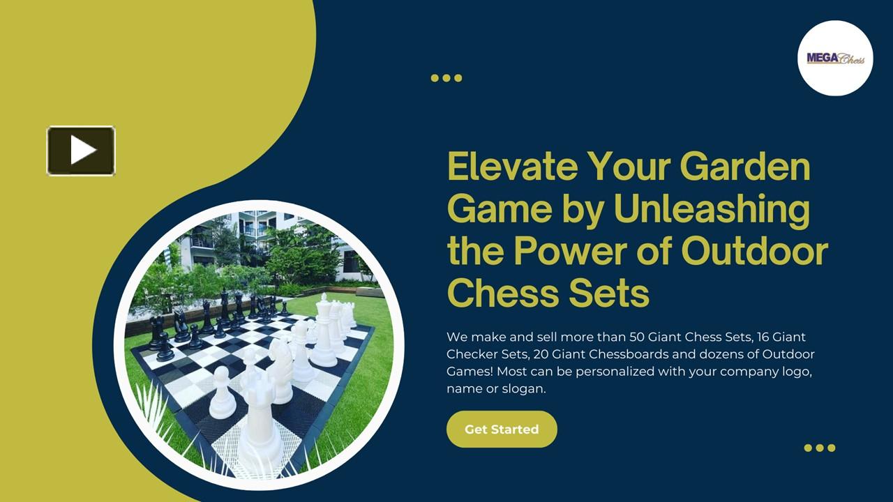 PPT – The Power of Outdoor Chess Sets PowerPoint presentation | free to ...