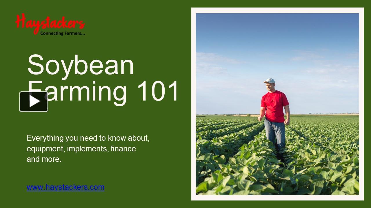 PPT – Start your soybean farm this year PowerPoint presentation | free ...