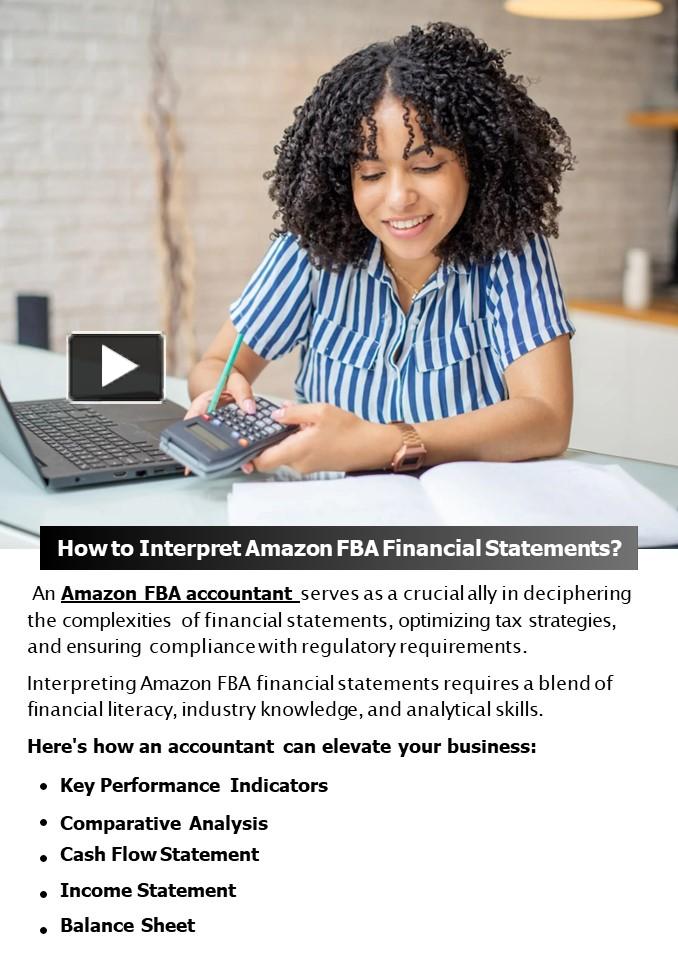 How to Interpret Amazon FBA Financial Statements? presentation | free ...