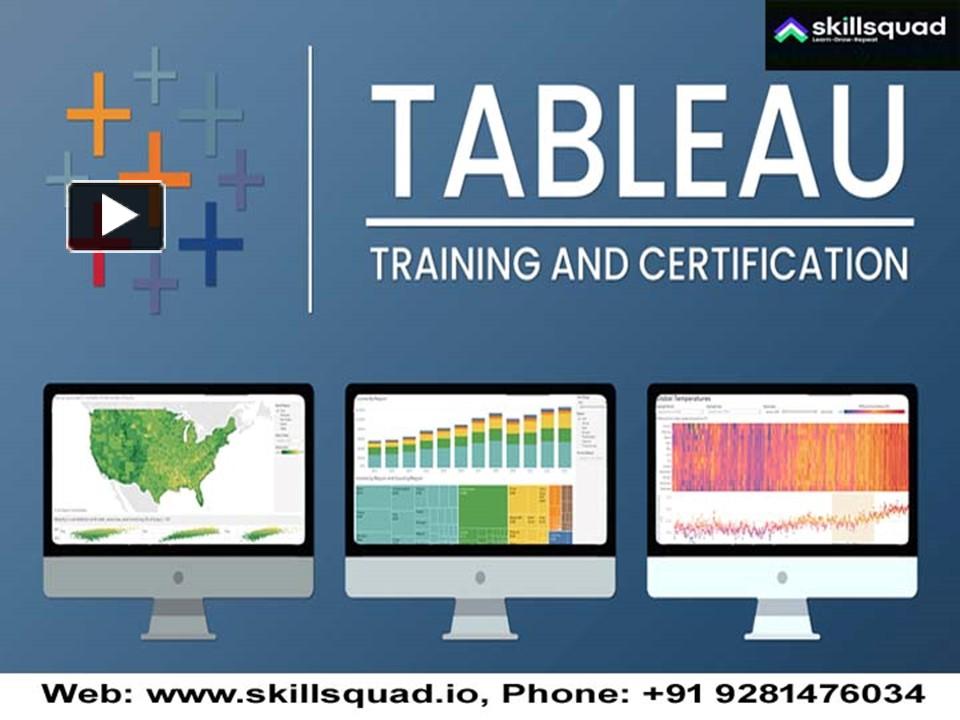 Tableau Certification Training Courses Online And Offline presentation ...