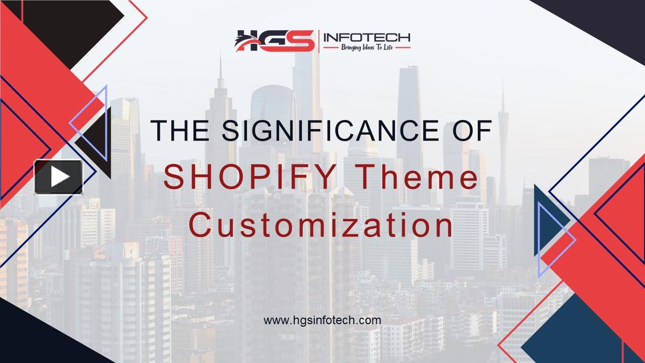The Significance of Shopify store’s Theme Customization presentation ...