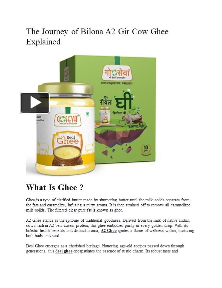 PPT – The Journey of Bilona A2 Gir Cow Ghee Explained PowerPoint ...
