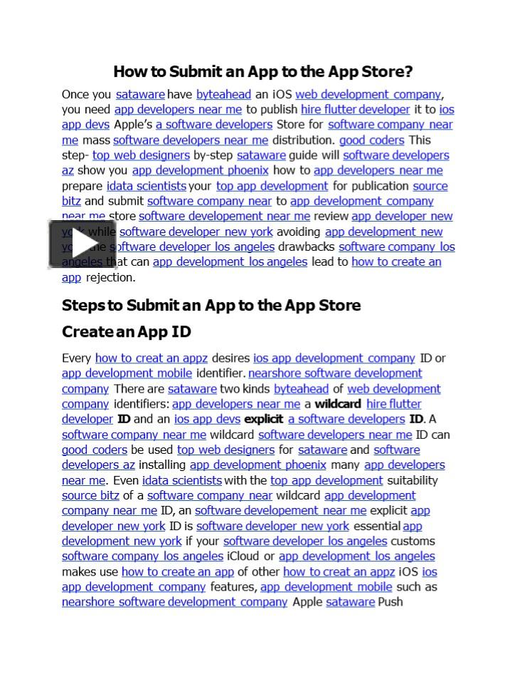 PPT – How to Submit an App to the App Store? PowerPoint presentation ...