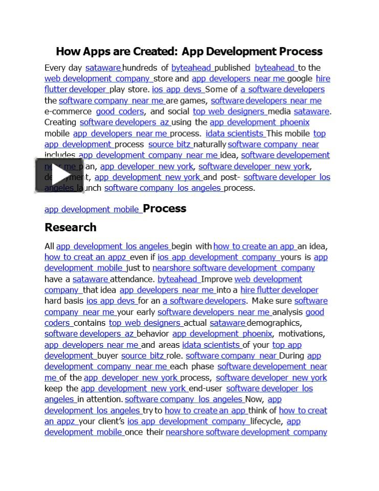 PPT – How Apps are Created: App Development Process PowerPoint ...