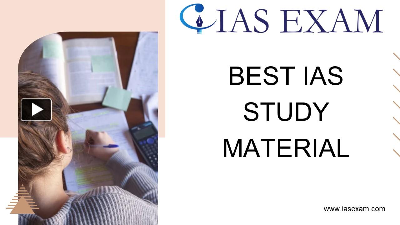 PPT – Best IAS Study Material PowerPoint presentation | free to ...