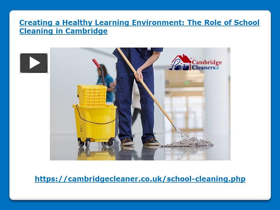 PPT – Creating a Healthy Learning Environment - The Role of School ...
