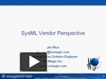 SysML Lessons Learned presentation | free to download