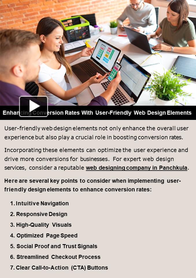 PPT – Enhancing Conversion Rates With User-Friendly Web Design Elements ...