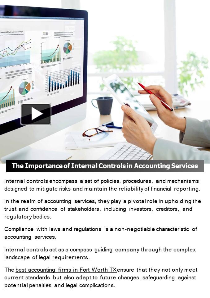The Importance of Internal Controls in Accounting Services presentation ...