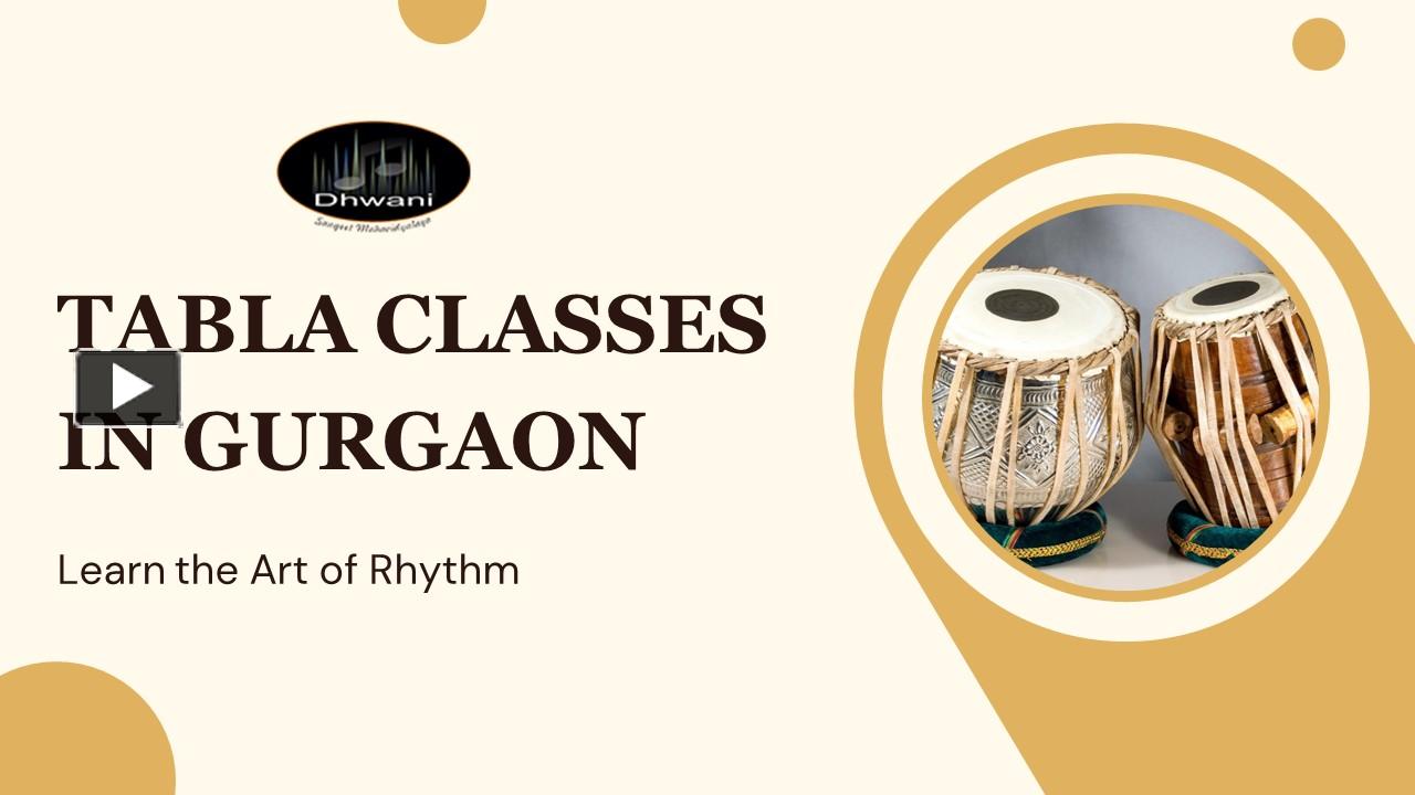 Master the Art of Tabla: Gurgaon's Premier Classes Await presentation ...