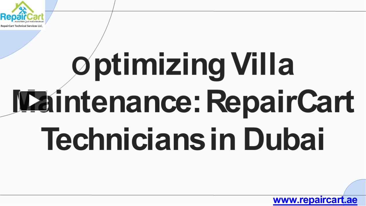 PPT – Villa Maintenance Services in Dubai with Skilled Ones PowerPoint ...