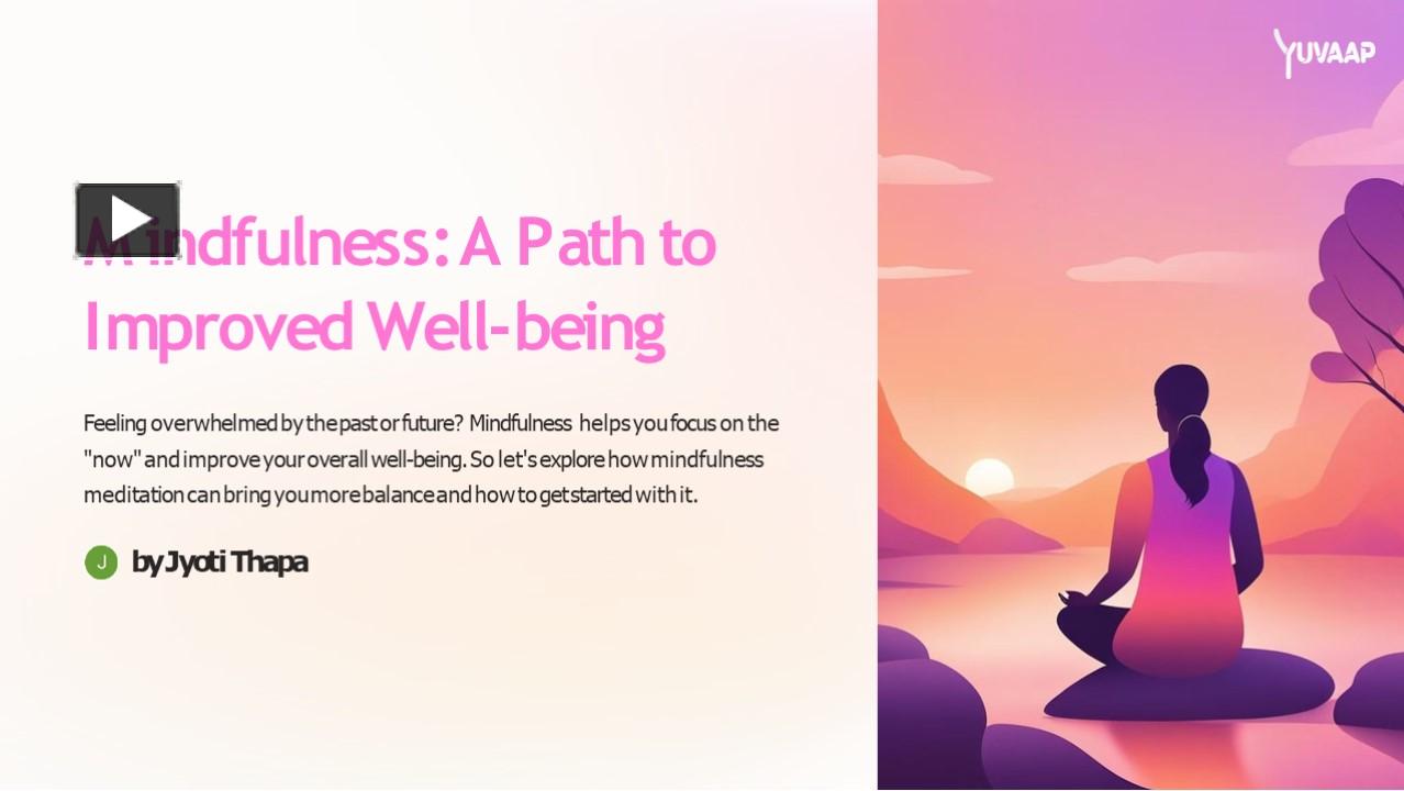 PPT – Mastering Mindfulness: A Concise Guide PowerPoint presentation ...