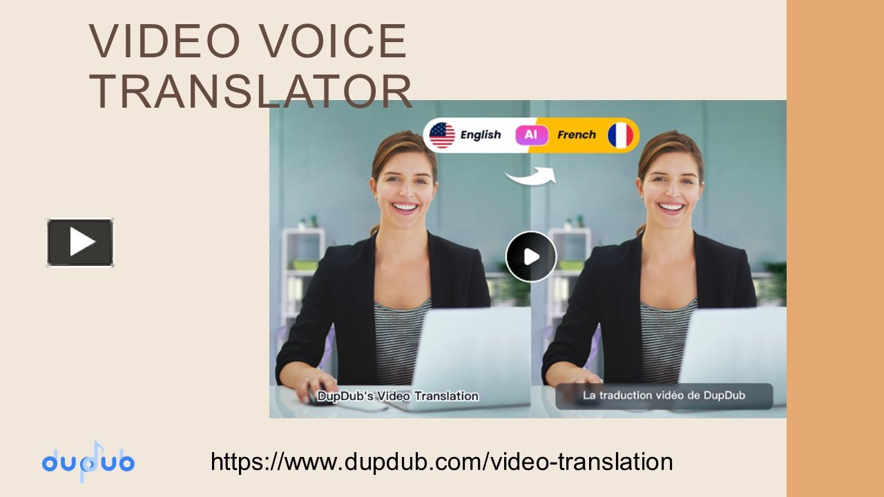 PPT – Online Video Translation and Dubbing with AI Video Translator ...