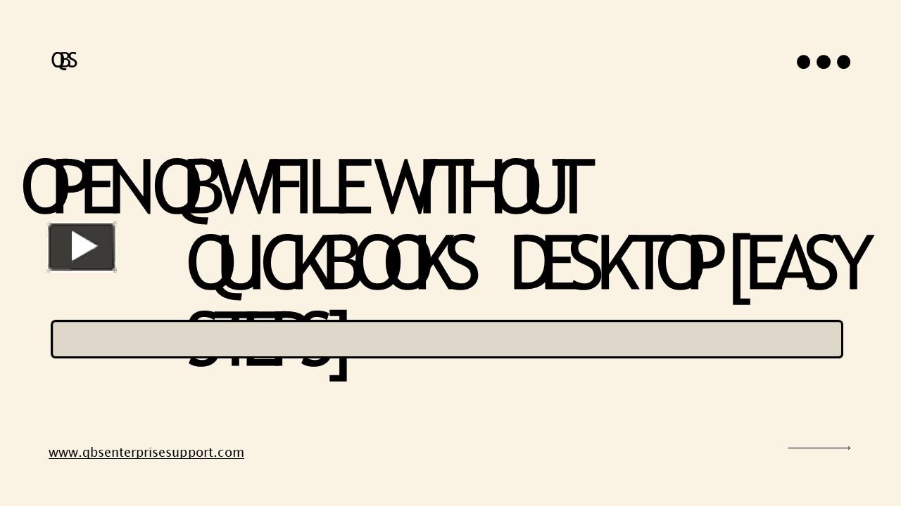 PPT – Open QBW File without QuickBooks Desktop [Easy Steps] PowerPoint ...