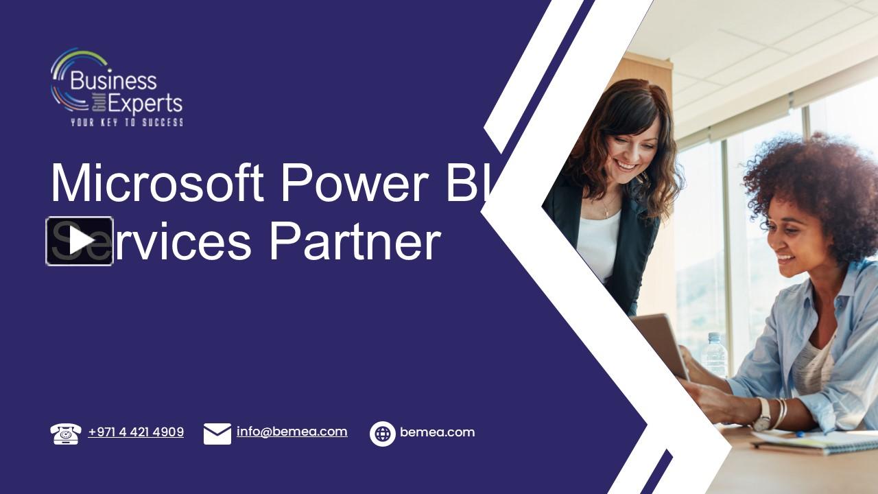 Microsoft Power BI Services Partner presentation | free to download