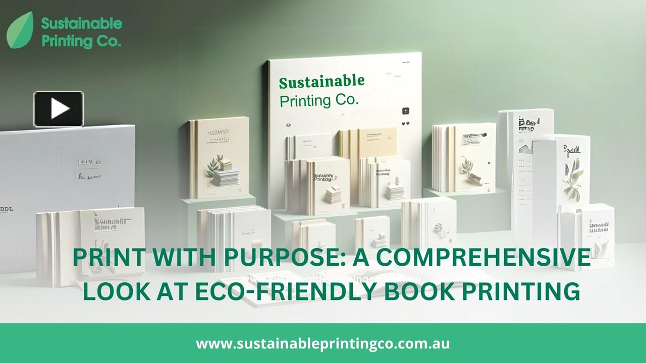 Eco Friendly Books, Booklets, Reports | Sustainable Printing ...