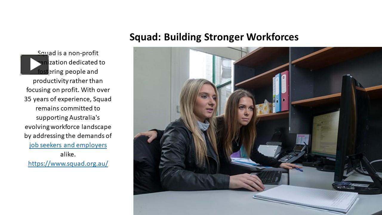 Squad People and Safety | Australia presentation | free to download