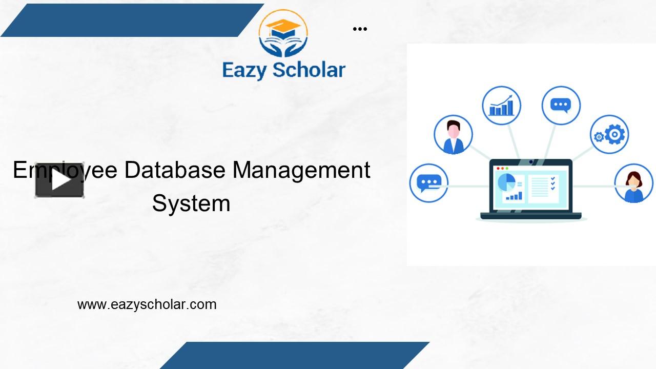 Employee Database Management System presentation | free to download