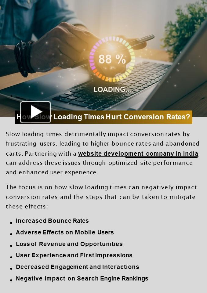 How Slow Loading Times Hurt Conversion Rates? presentation | free to ...