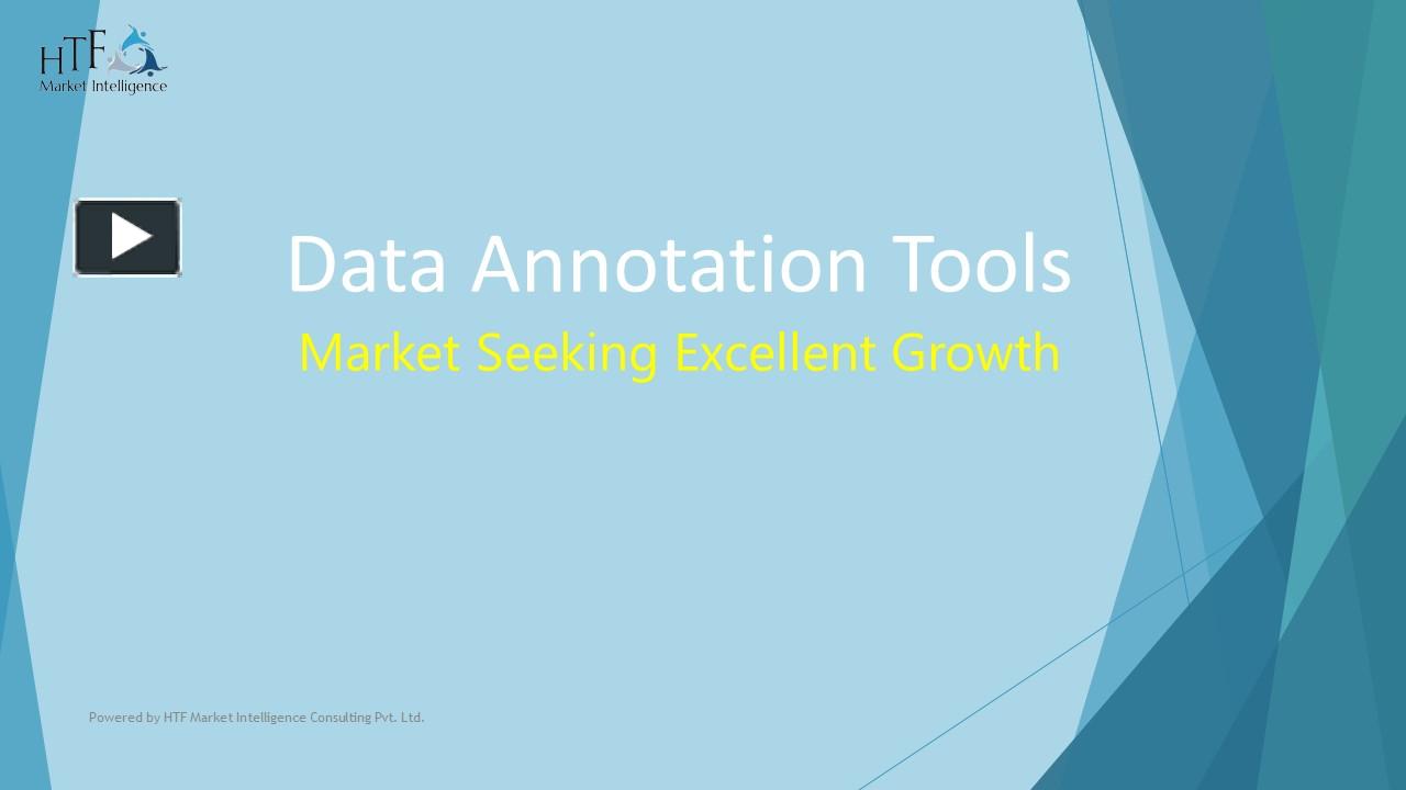 Data Annotation Tools presentation | free to download