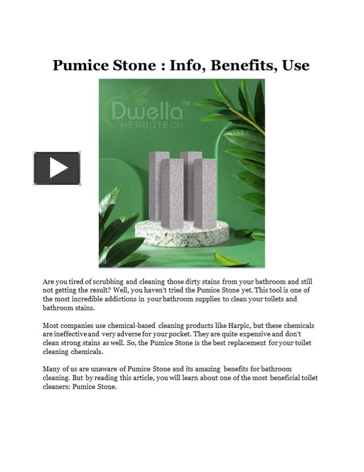 PUMICE STONE : INFO, BENEFITS, USE (1) presentation | free to download