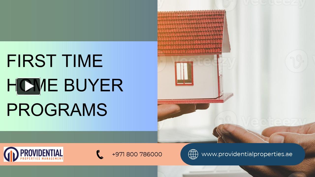 First Time Home Buyer Programs presentation | free to download