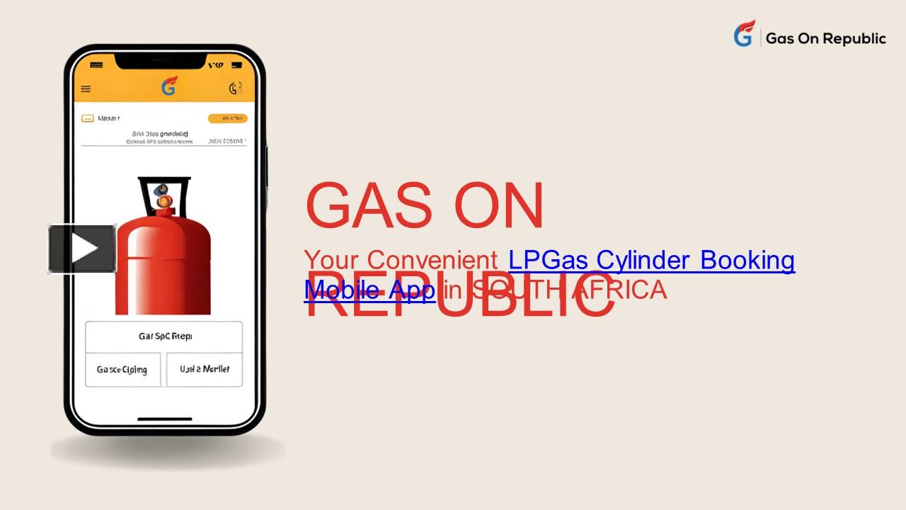 PPT – LP gas booking mobile application in Gauteng Province in South ...
