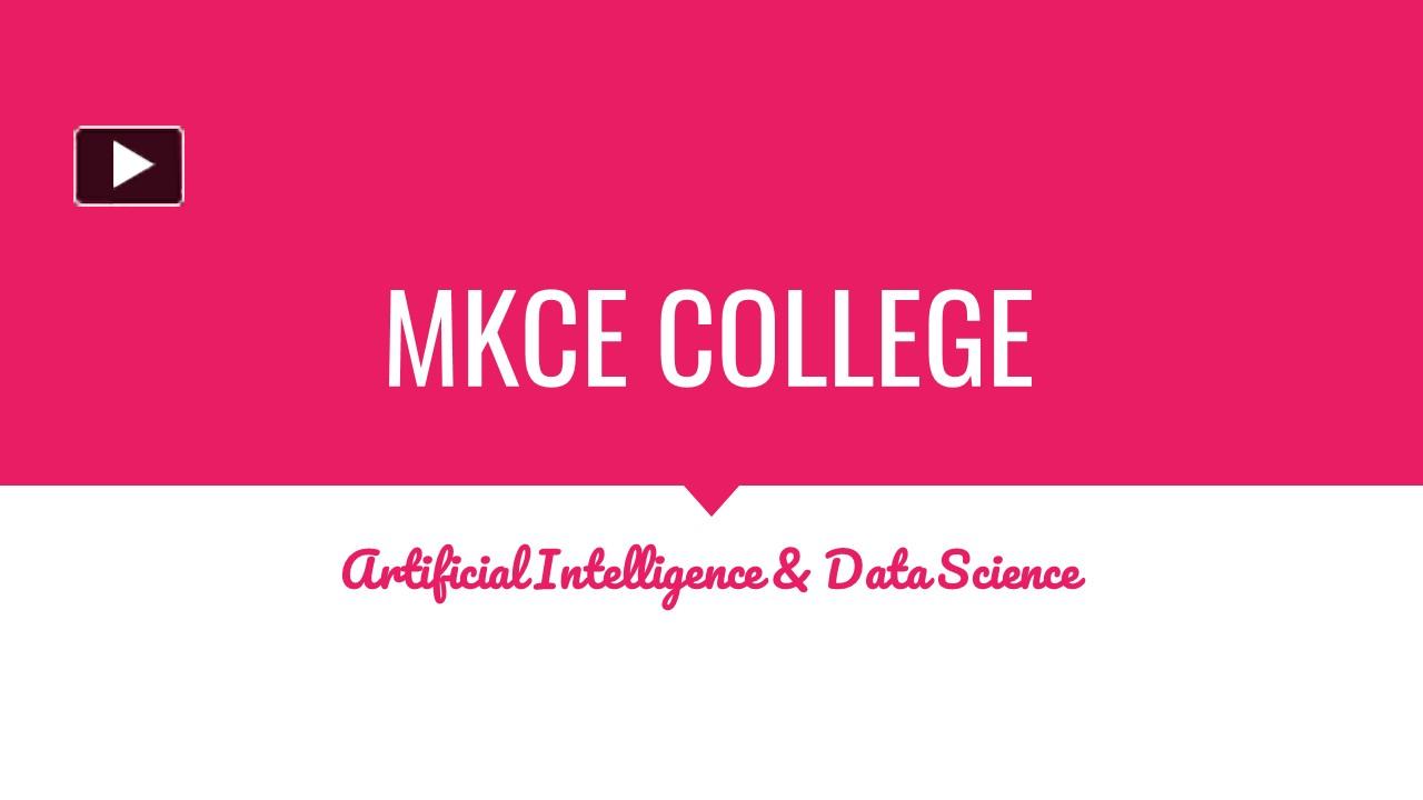 Artificial Intelligence and Data Science presentation | free to download