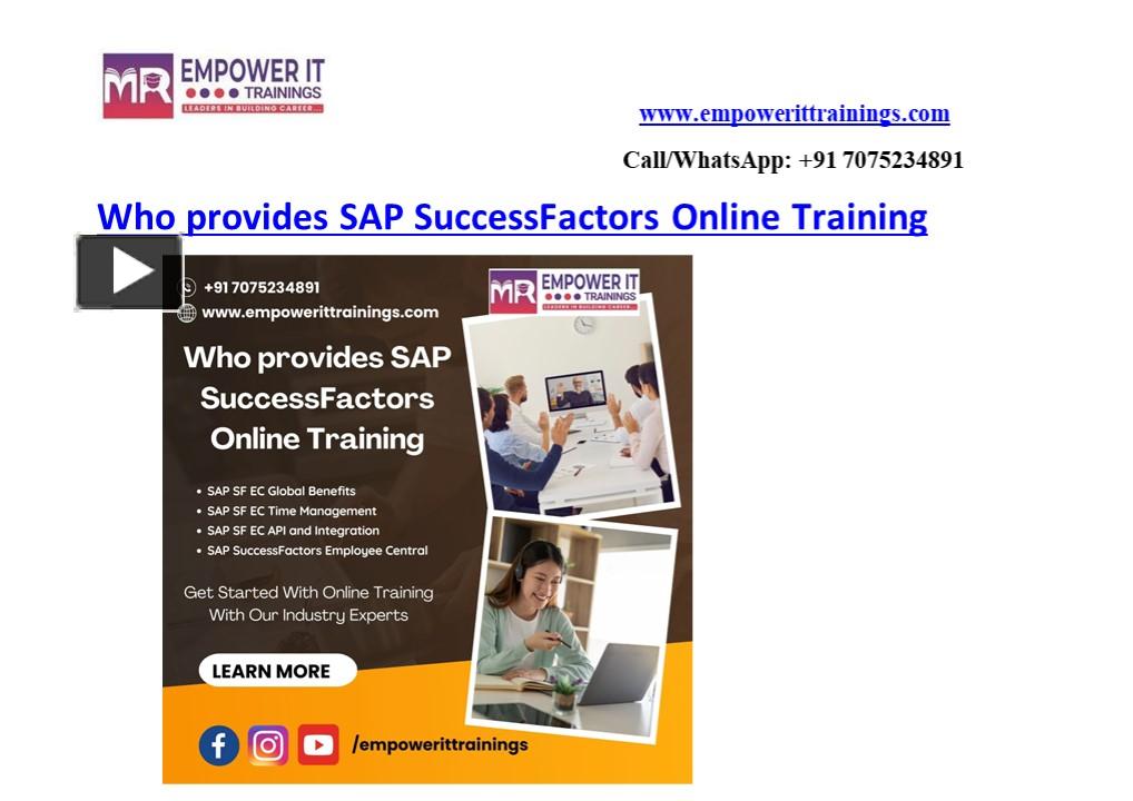 PPT – Who provides SAP SuccessFactors Online Training PowerPoint ...