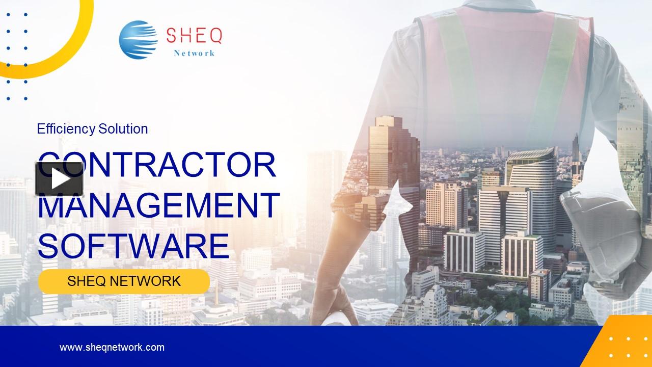 Advanced Contractor Management System Software Solution presentation ...