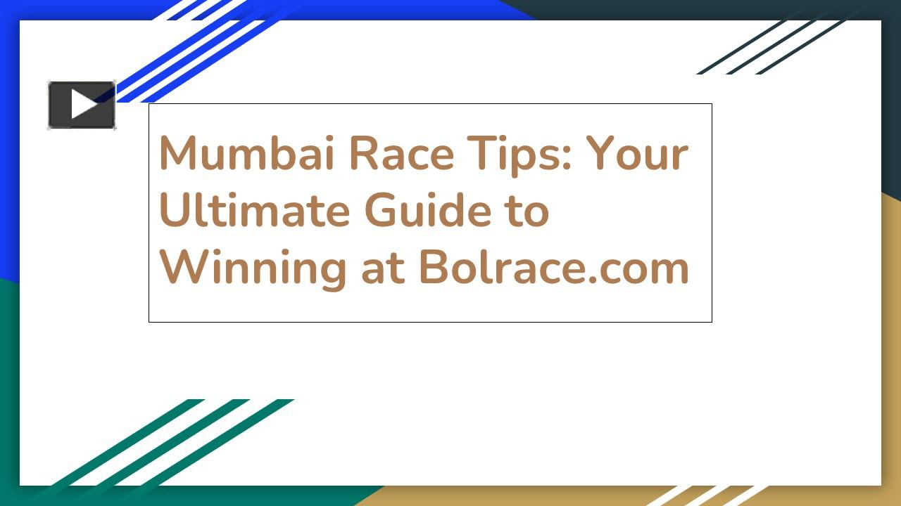 Mumbai Race Tips: Your Ultimate Guide to Winning at Bolrace.com ...