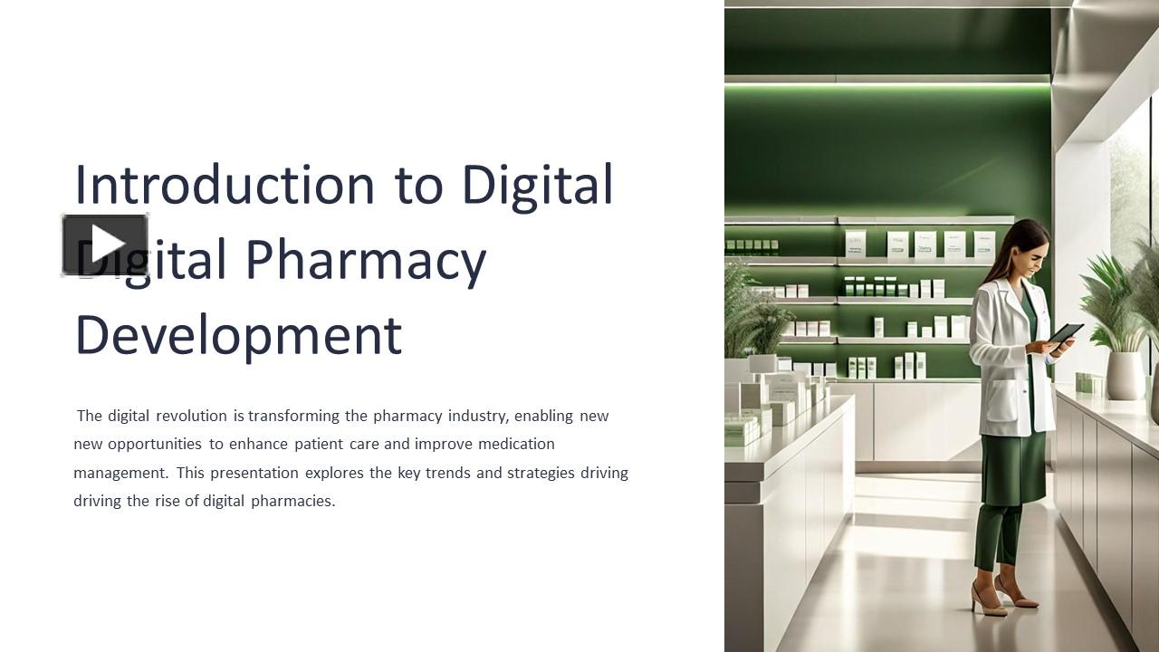 PPT – Pharmacy Evolution: Embracing Digital Solutions PowerPoint ...
