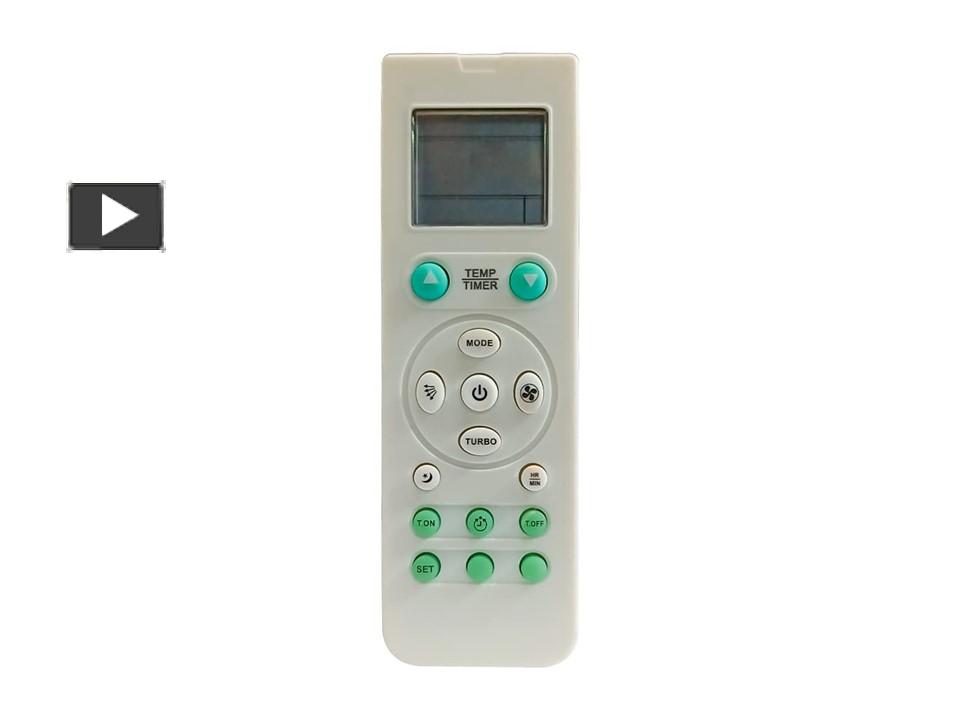 Air Conditioner remotes for Original Voltas AC Remote Control (8 ...