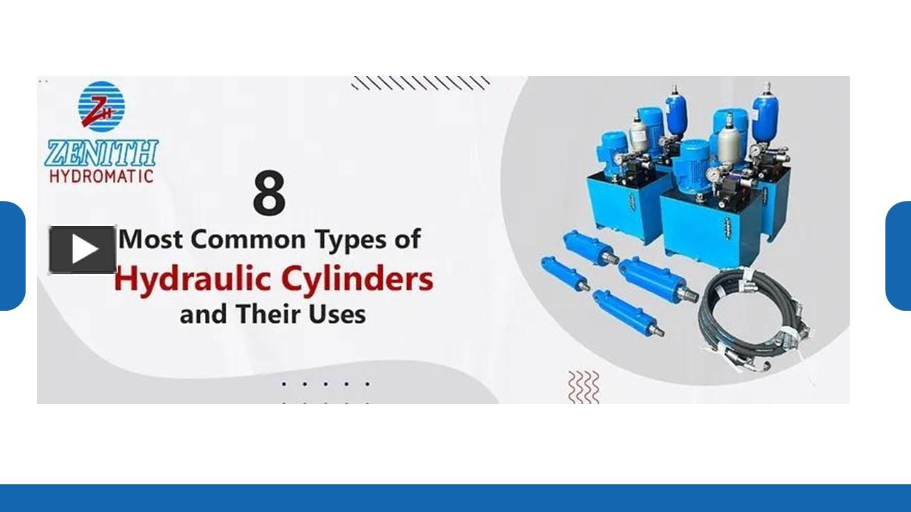 PPT – 8 Most Common Types of Hydraulic Cylinders and Their Uses ...