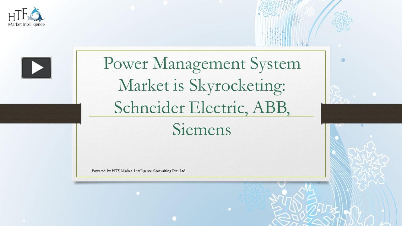 PPT – Power Management System market PowerPoint presentation | free to ...