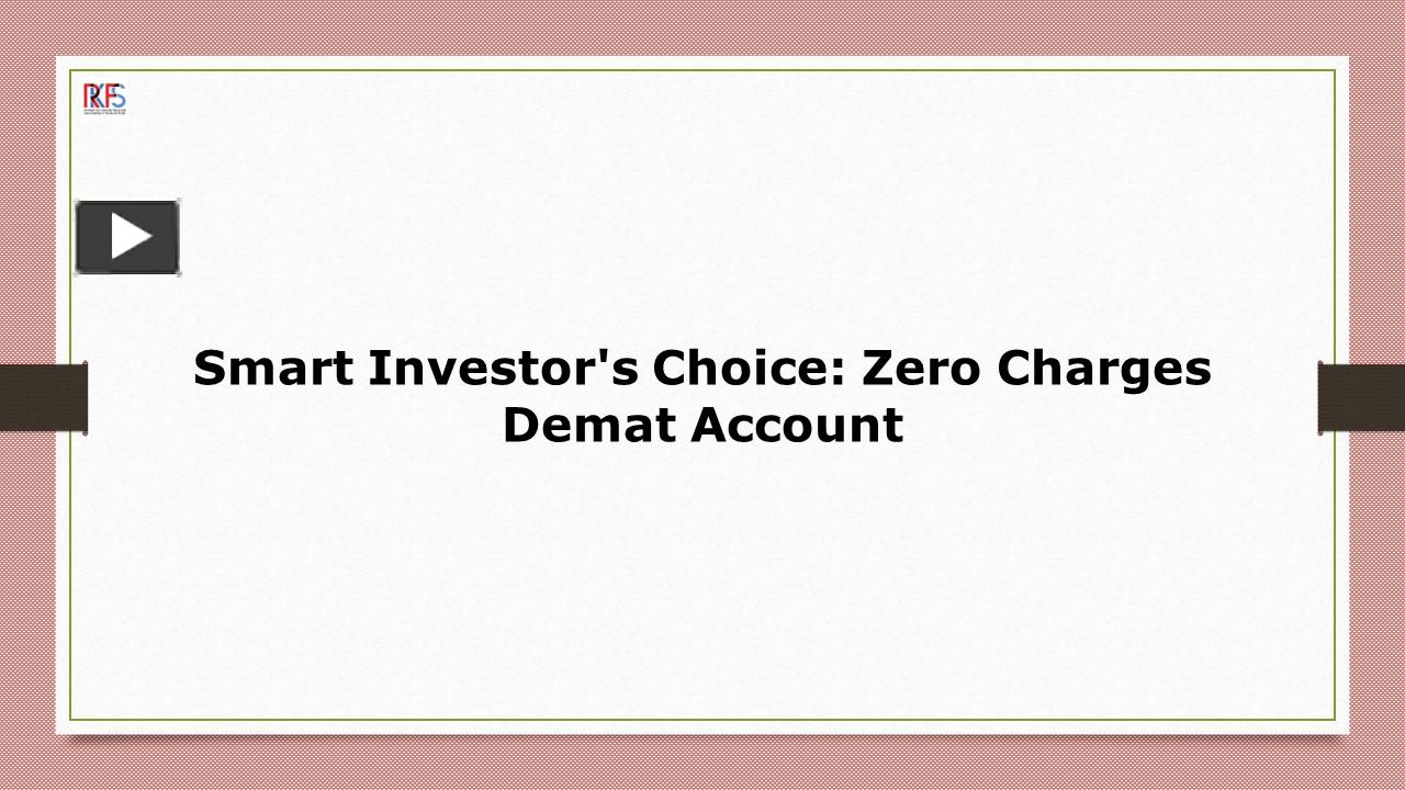 PPT – How To Open A Zero Charges Demat Account Easily PowerPoint ...