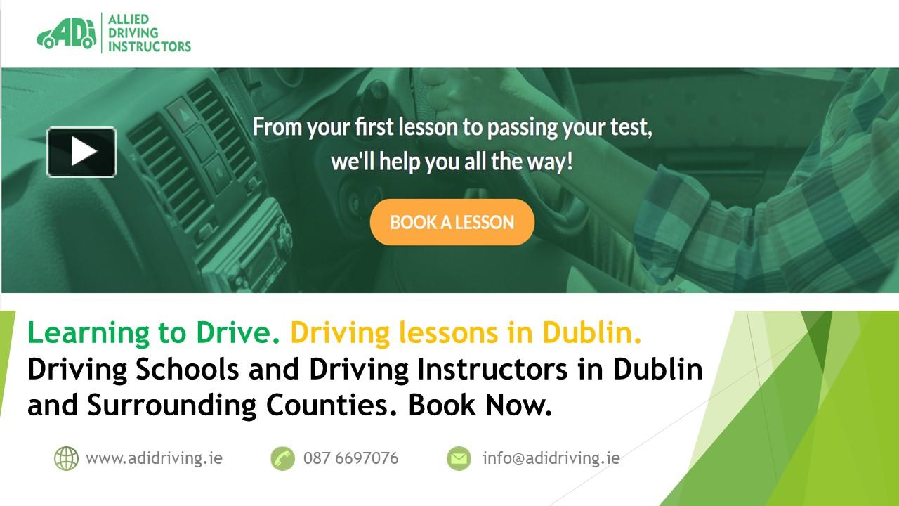 Driving School Portlaoise presentation | free to download
