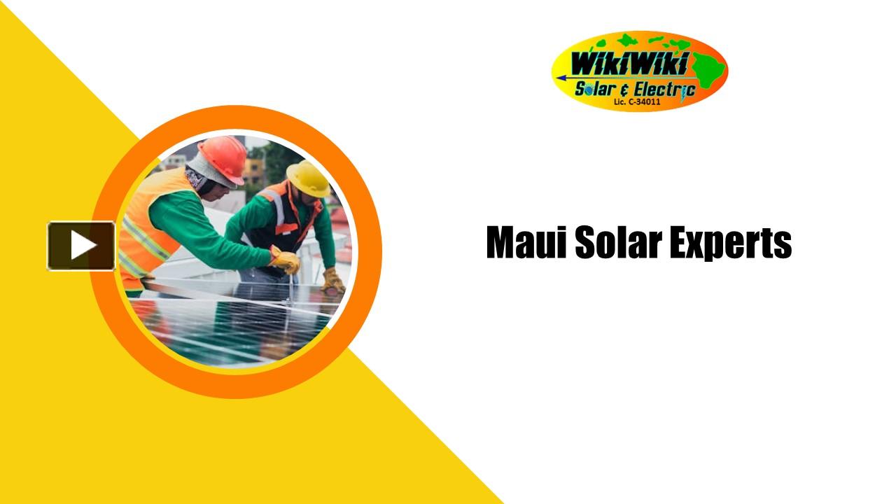 Solar Panel Installation and Urban Planning by Maui Solar Experts ...
