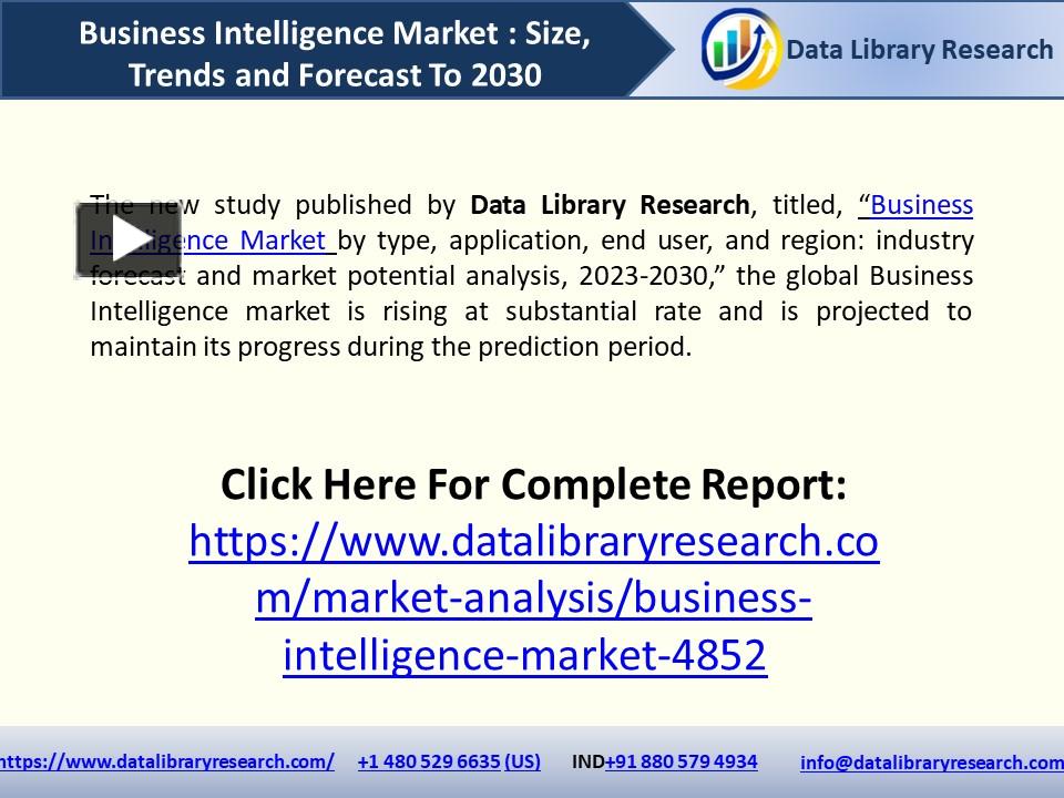 PPT – Business Intelligence Market PowerPoint presentation | free to ...
