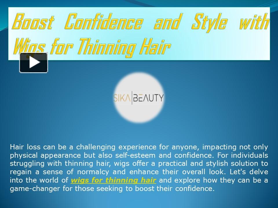 PPT – Wigs for thinning hair PowerPoint presentation | free to download ...