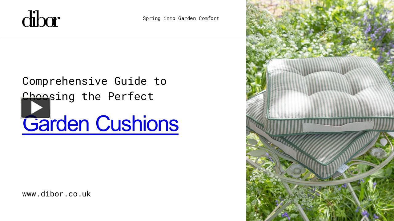 Comprehensive Guide to Choosing the Perfect Garden Cushions ...