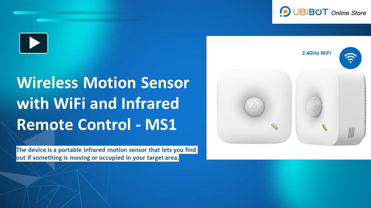 PPT – Wireless Motion Sensor with WiFi and Infrared Remote Control ...