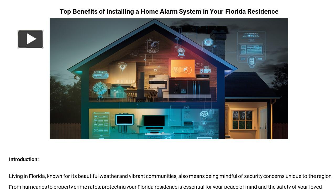 PPT – Best Home Alarm Systems | Advanced Security Solutions PowerPoint ...