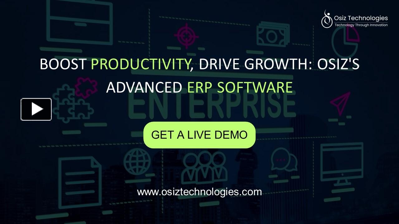 PPT – Boost Productivity, Drive Growth: Osiz's Advanced ERP Software ...