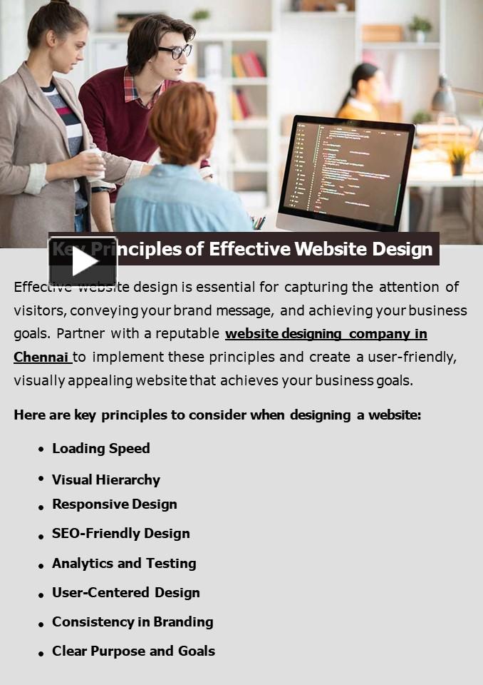 PPT – Key Principles of Effective Website Design PowerPoint ...