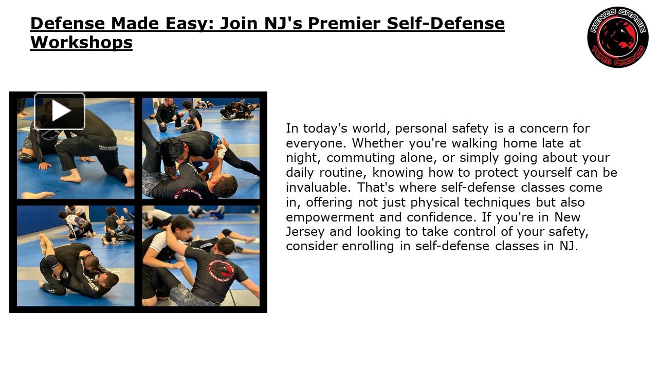 PPT – Defense Made Easy: Join NJ's Premier Self-Defense Workshops ...